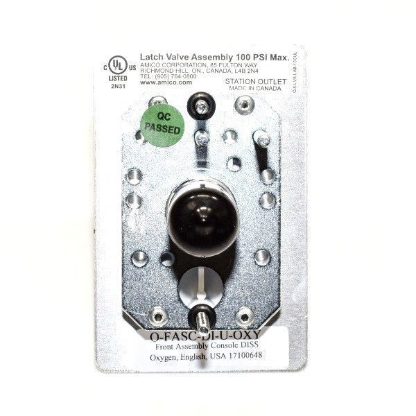 Amico O-FASC-DI-U-OXY Oxygen DISS Latch Valve Assembly | Broward A&C ...