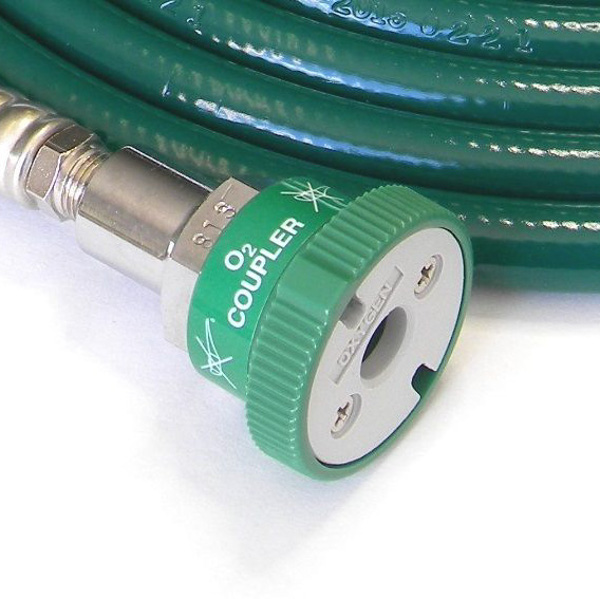 O2 Hose Ohmeda Female Ohmeda Male 15 Ft | Broward A&C Medical Supply