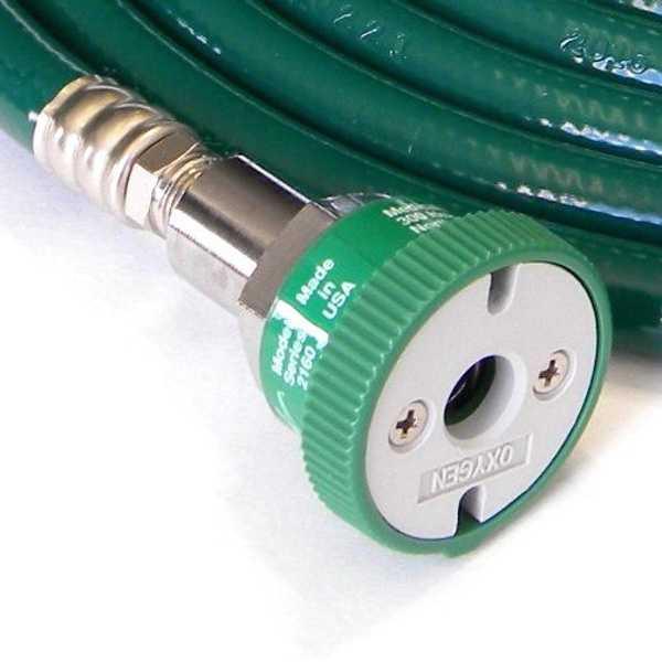 O2 Hose Ohmeda Female 1240 DISS Hand Tight 15 Ft | Broward A&C Medical ...