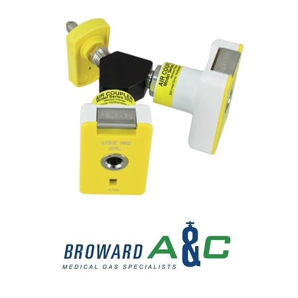 Y BLOCK ASSEMBLY / CHEMETRON STYLE / MEDICAL AIR | Broward A&C Medical ...