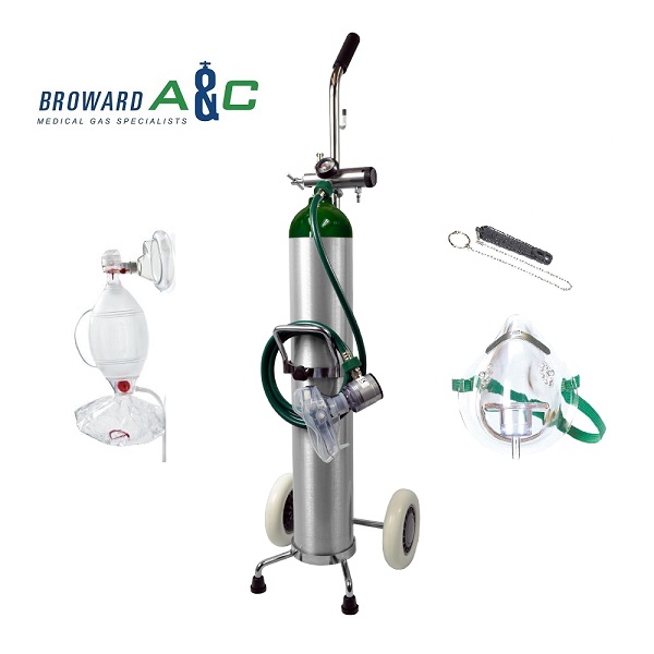 Emergency Portable O2 Setup | Broward A&C Medical Supply