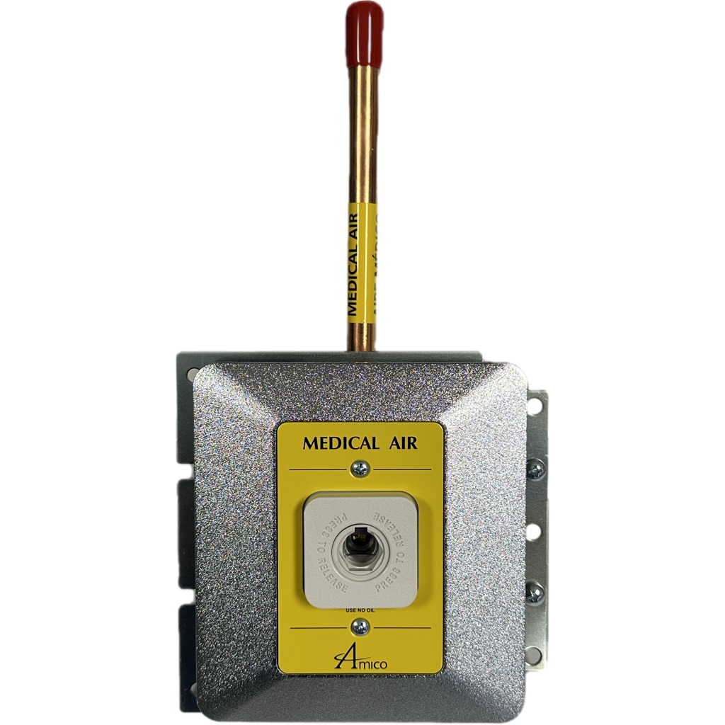 Amico O-PBWAL-U-AIR Medical Air Puritan-Bennett Complete Wall Outlet ...