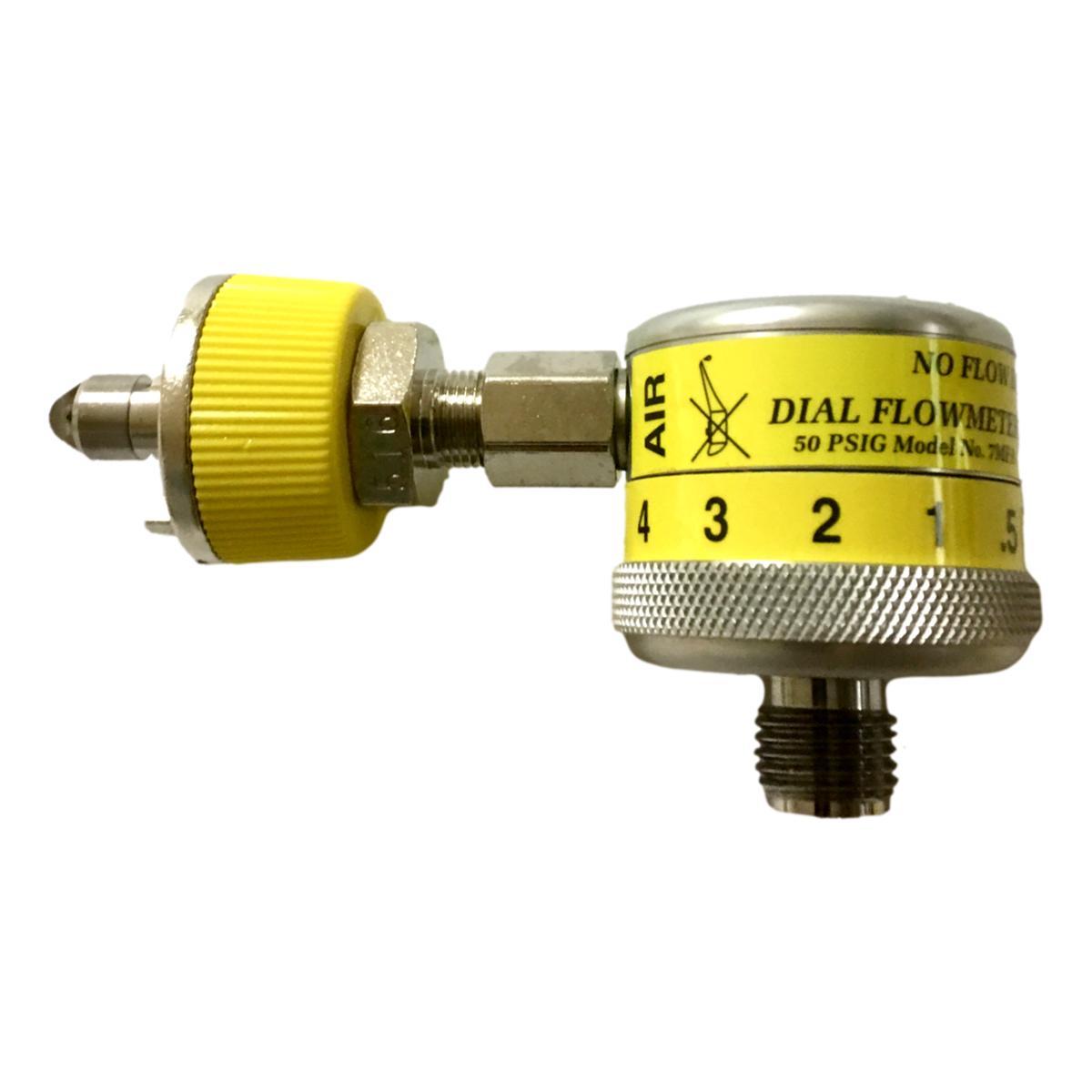 Precision Medical 7MFA2005 Air Dial 0-15 LPM Flowmeter by Ohmeda Quick ...