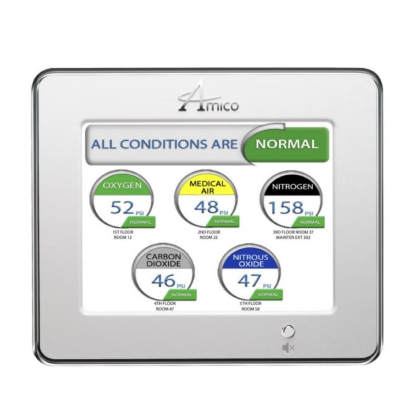 Amico A3P-SENS-U-VAC ALERT-3 LCD Alarm | Broward A&C Medical Supply