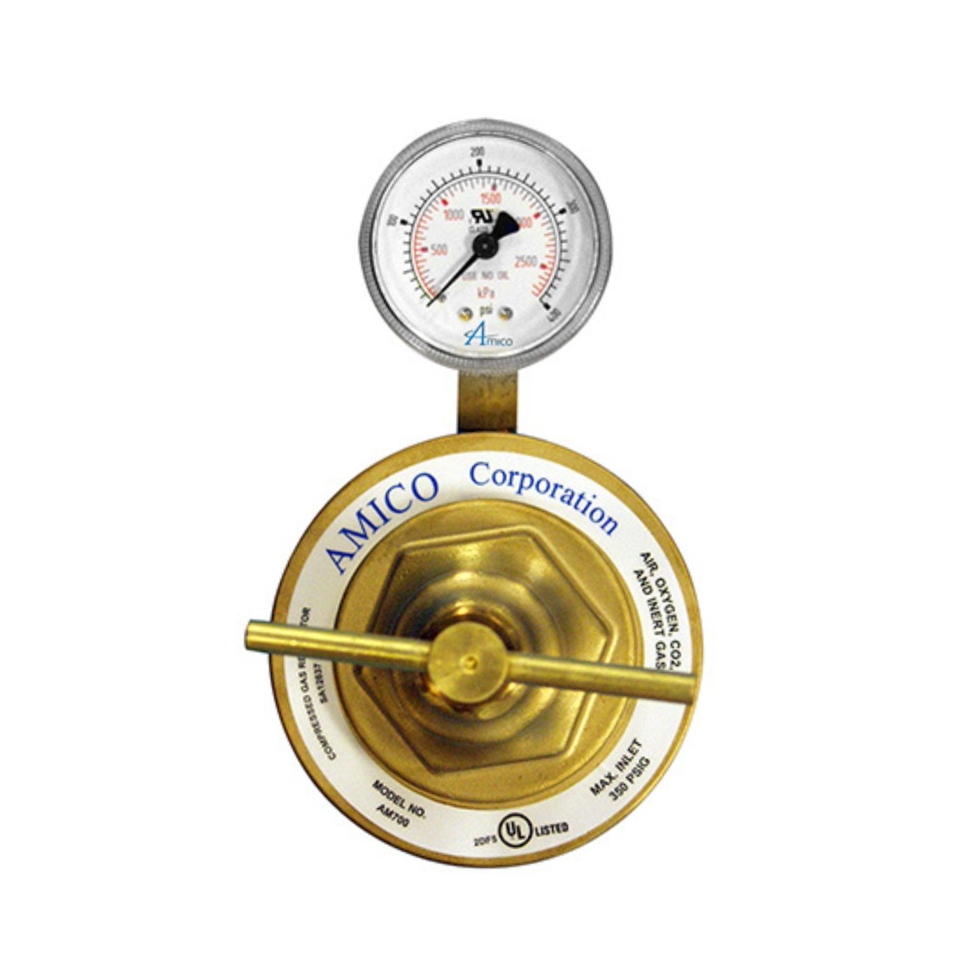 Amico M2-X-MAN-42E High Flow Regulator – Broward A&C Medical Supply