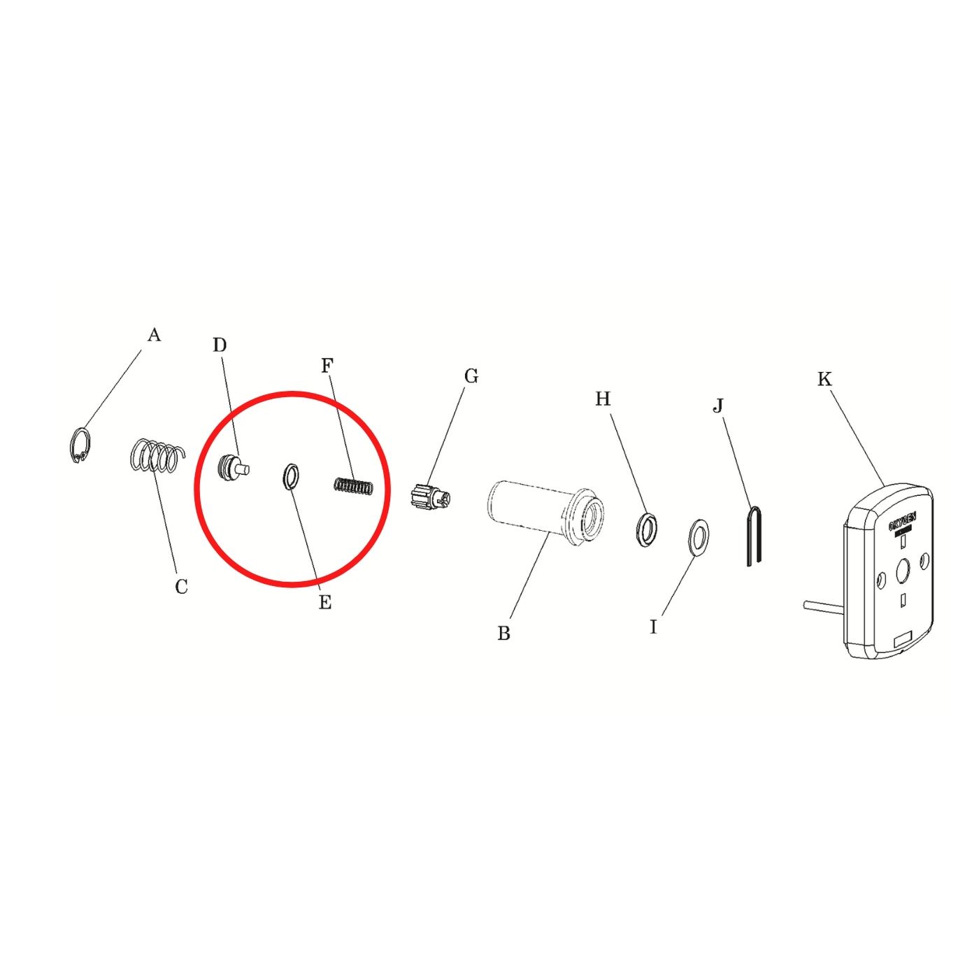 Beacon Medaes 4107209738 Secondary O-Ring – Broward A&C Medical Supply