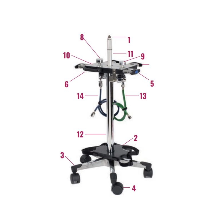 Porter 64900422 N2O E-Stand Pressure Gauge – Broward A&C Medical Supply