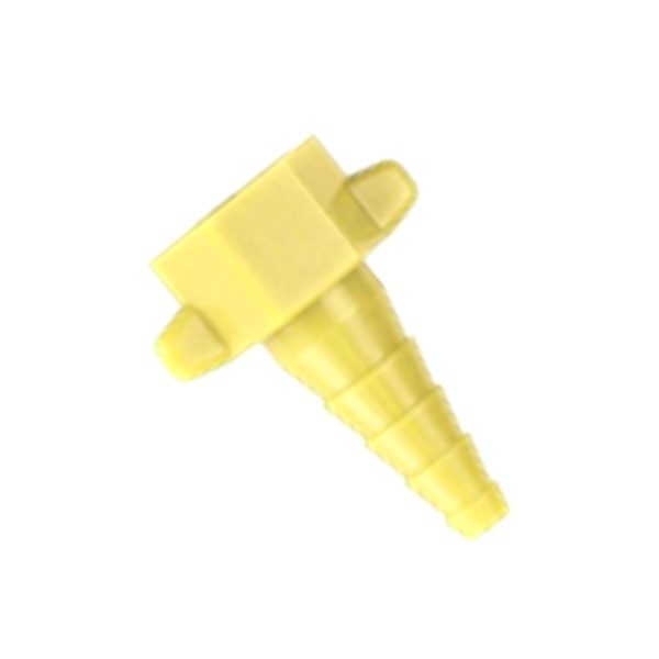 Precision Medical 0120 Disposable Tubing Nipple Adapter Yellow ...