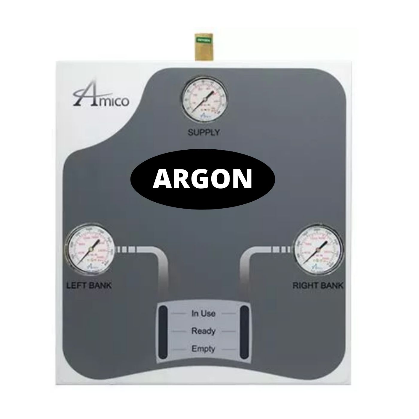 Amico M3A-DL-HH-U-ARG ARGON Automatic Dome Loaded Analog Manifold ...