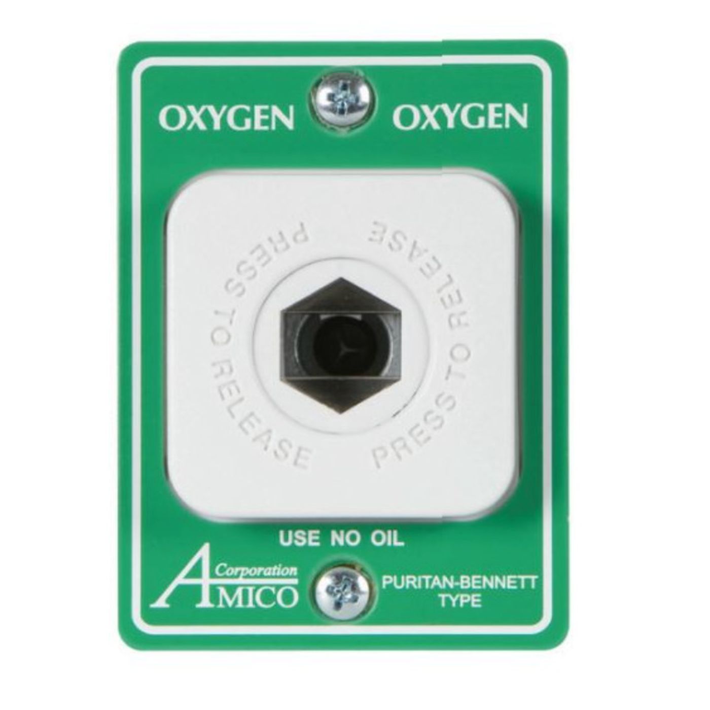 AMICO O-PBCON-U-OXY O2 SINGLE CONCEALED OUTLET PURITAN-BENNETT ...