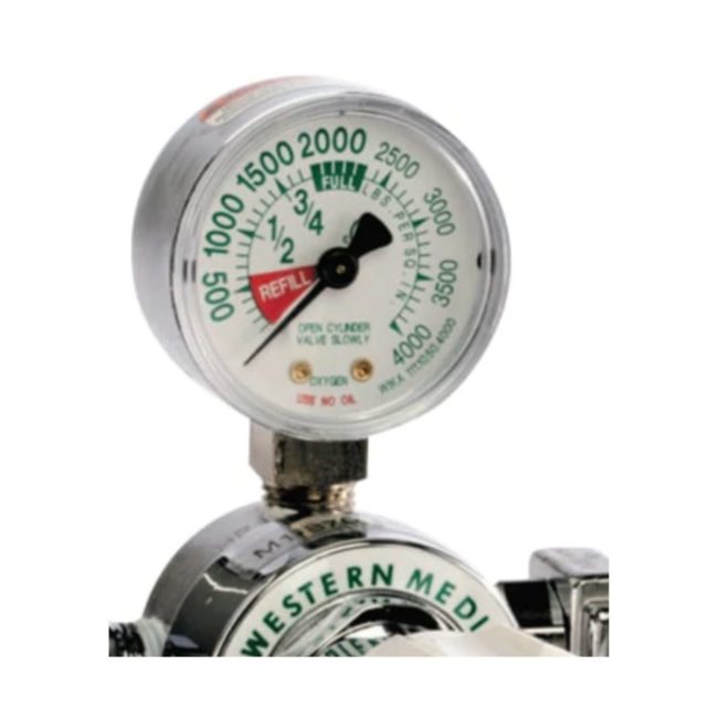 Western M1-870-8FG O2 Single Stage Regulator CGA 870 Yoke | Broward A&C ...