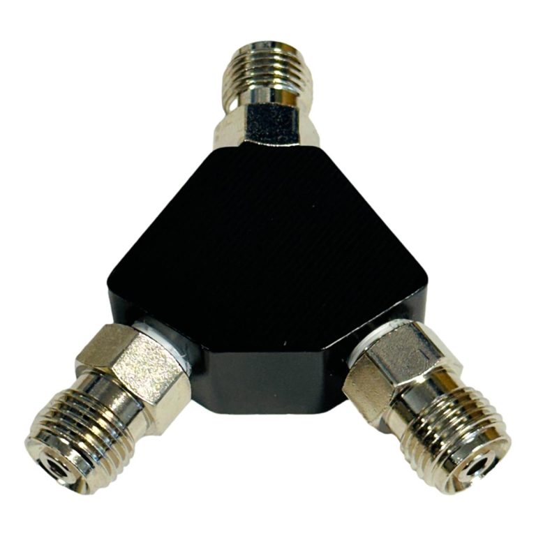 Oxygen DISS Y Block One DISS Male Check Valve Inlet by Two DISS Male ...