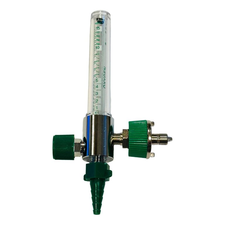 Medical O2 Flowmeter 0-15 LPM with O2 Ohmeda Quick Connect Inlet and ...