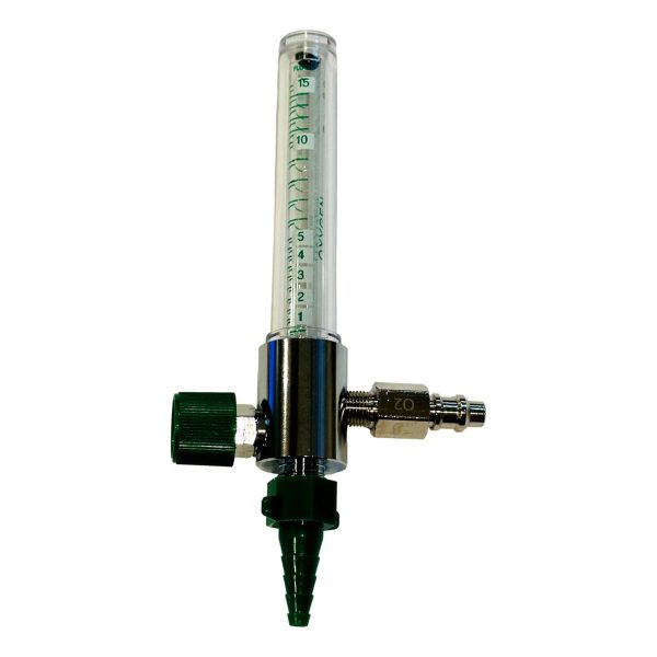 Medical O2 Flowmeter 0-15 LPM with O2 Puritan Bennett Quick Connect ...