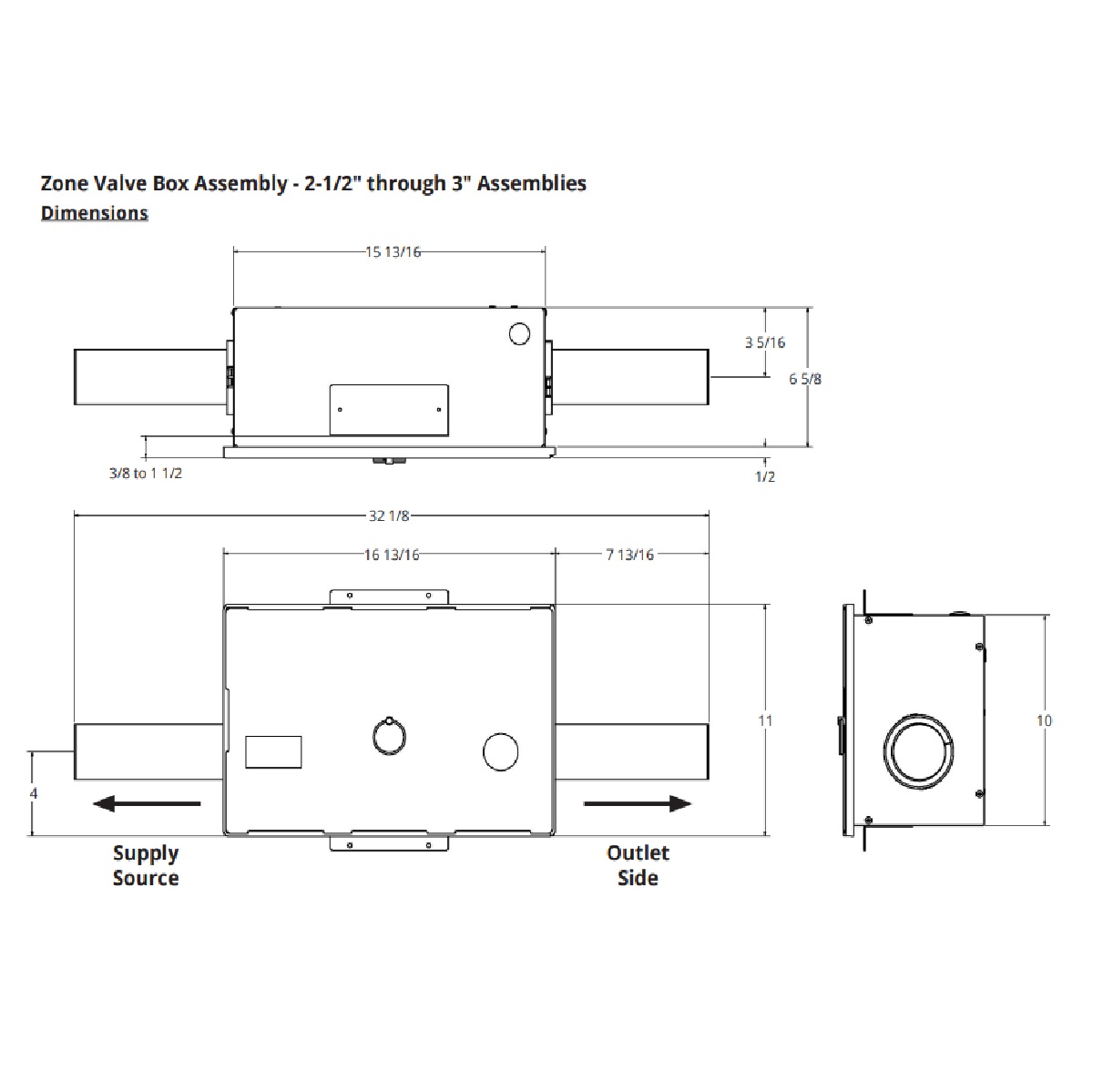 Beacon Medaes Horizontal Medical Single Zone Valve Box NFPA – Broward A ...