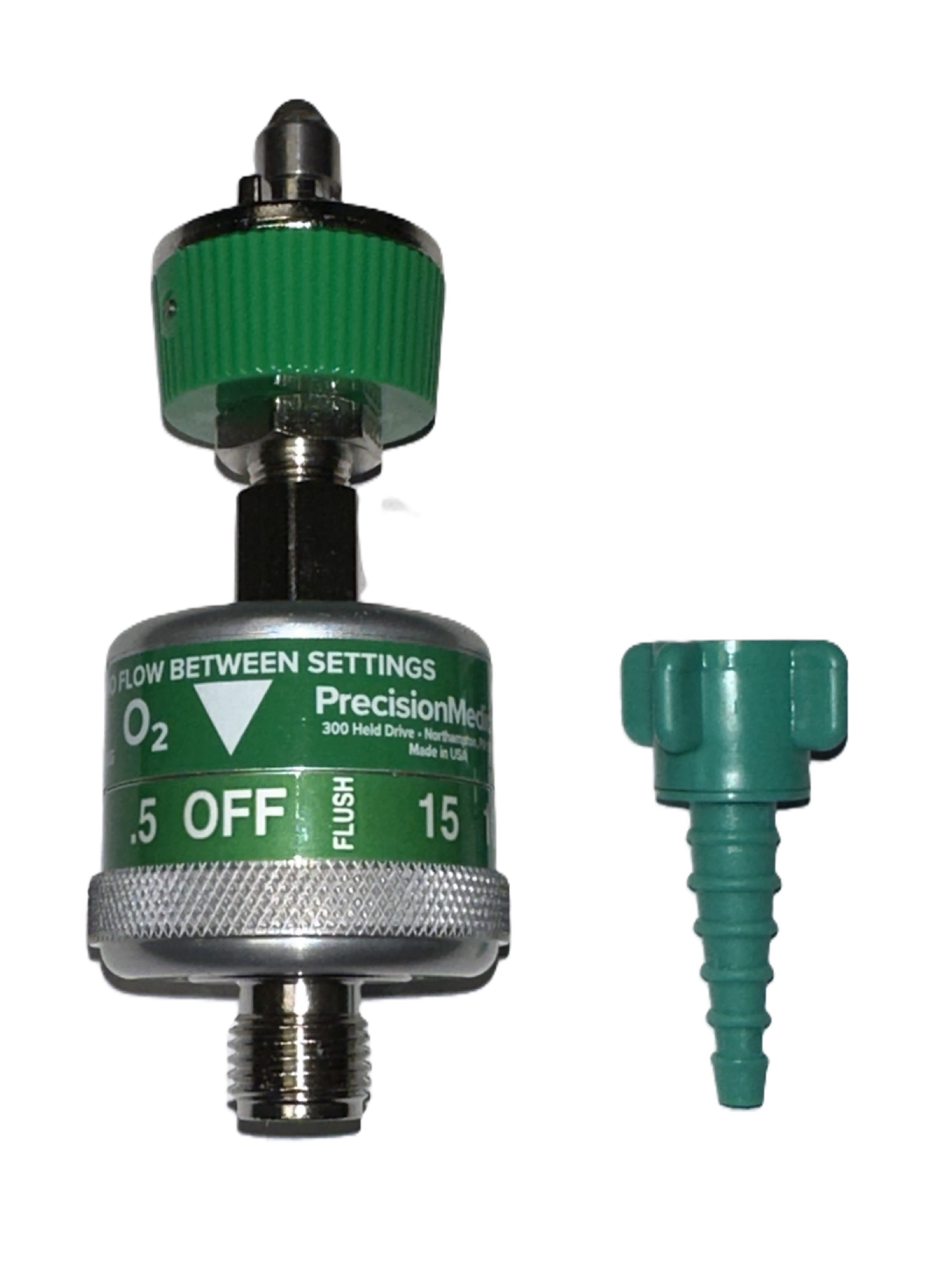 Precision Medical 7MFA1005TC Oxygen Dial 0-15 LPM Flowmeter by Ohmeda ...