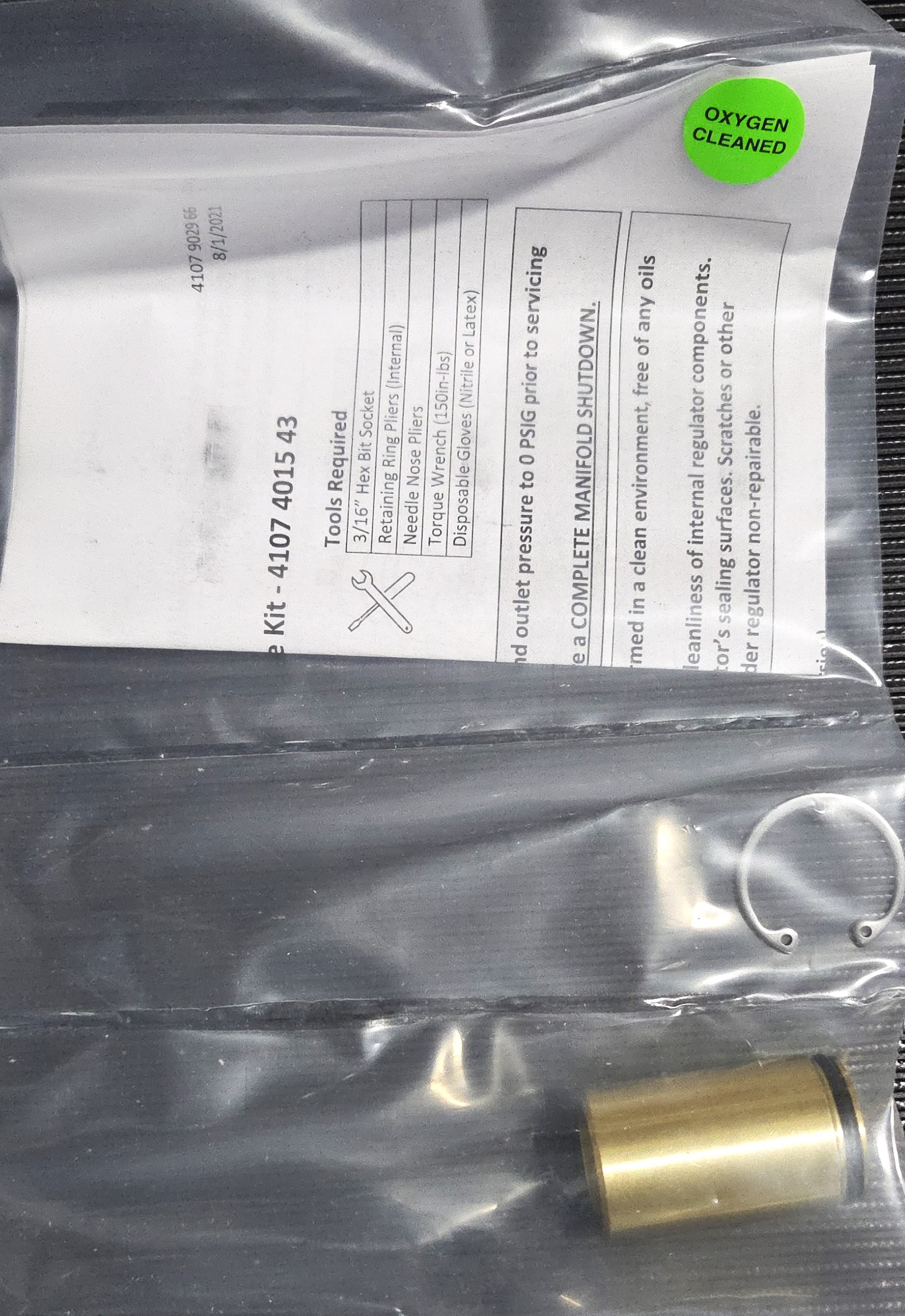 Beacon Medaes 4107401543 Kit Check Valve Repair – Broward A&C Medical ...